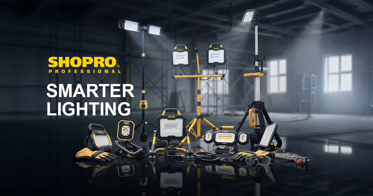 Cordless Work Lights: SHOPRO Professional High-Performance Options